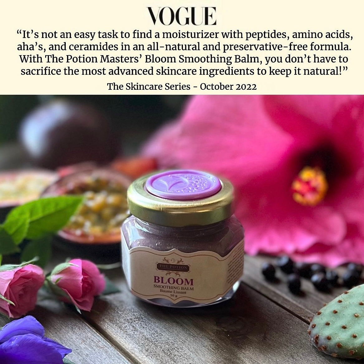 BLOOM. Smoothing Facial Balm. - The Potion Masters